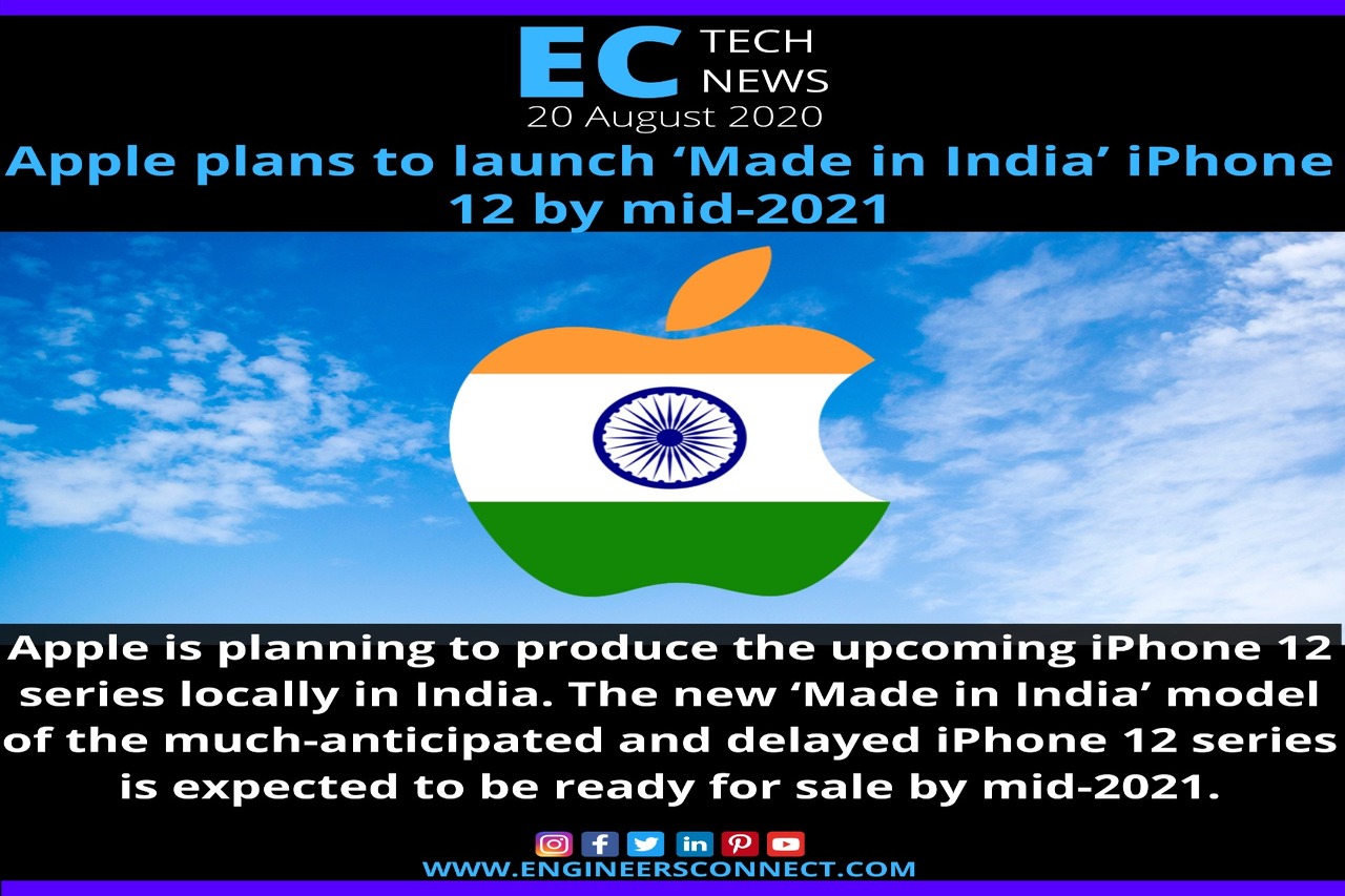 iPhone 12 will be the latest entrant in the list of ‘Made in India ...